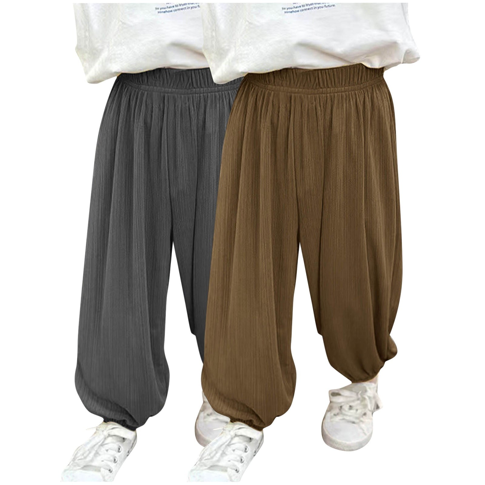 Bnwani Kids Pants for Kids Lantern Sports Outside Long Straight Thin ...