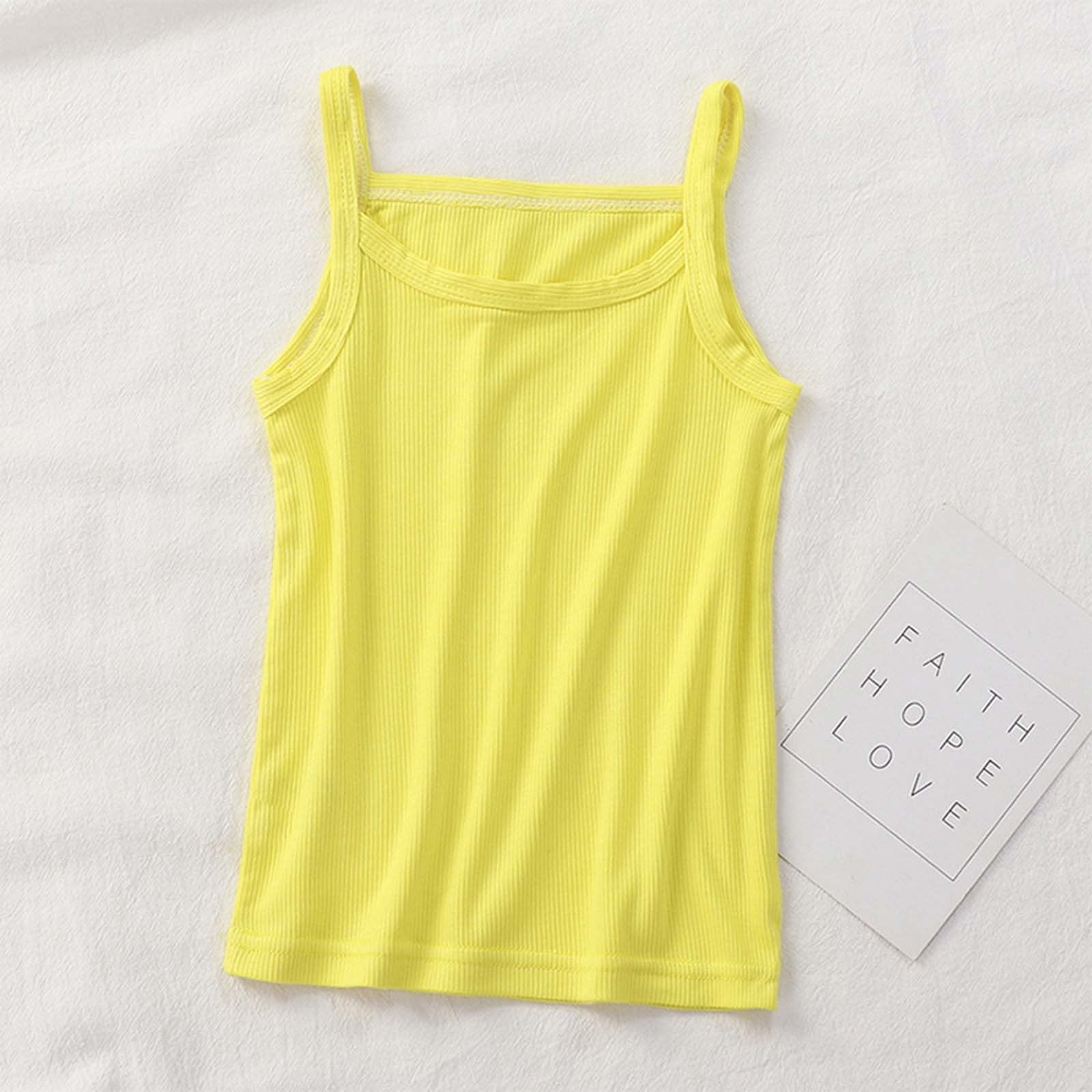 Bnwani Kids Summer Tops Girls Tops Tank Sweat-absorbing Breathable ...