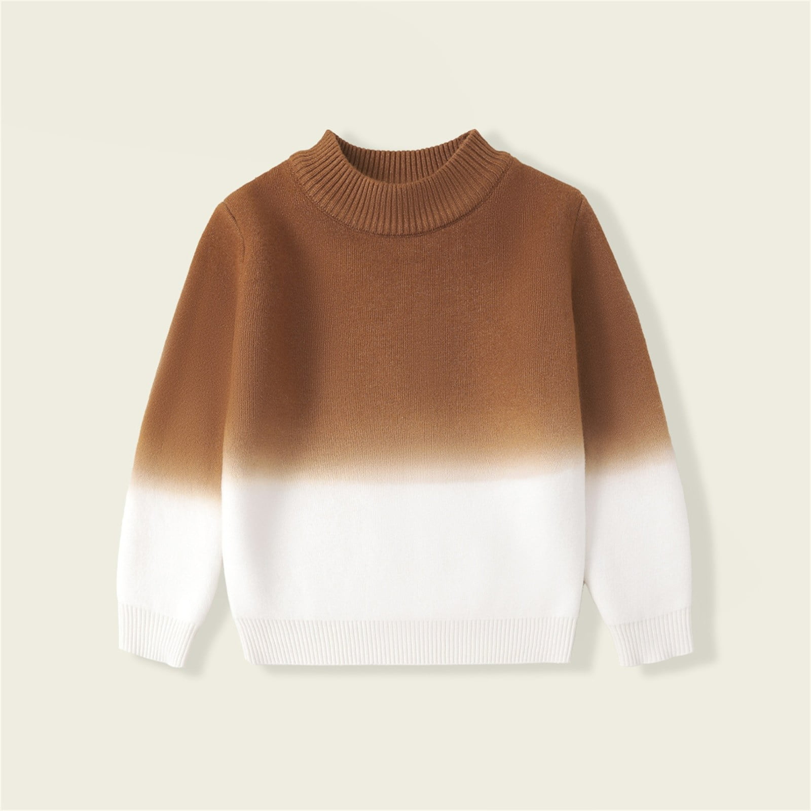 Bnwani Kids Sweaters Girls New Knitted Cotton Crew Neck Warm Gradient ...