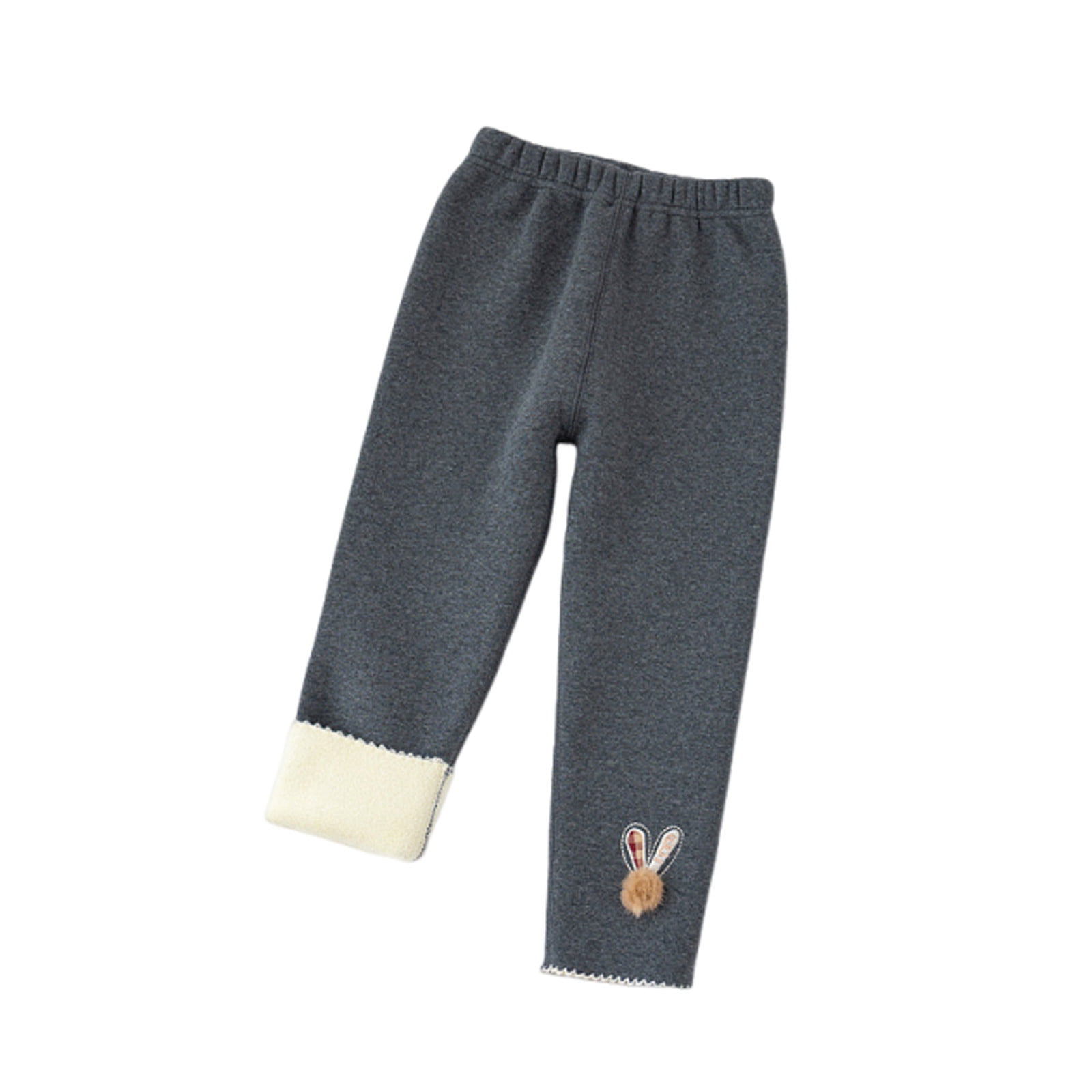 Bnwani Leggings for Kids Girls Thick Velvet Warm Boneless Brushed Blue ...