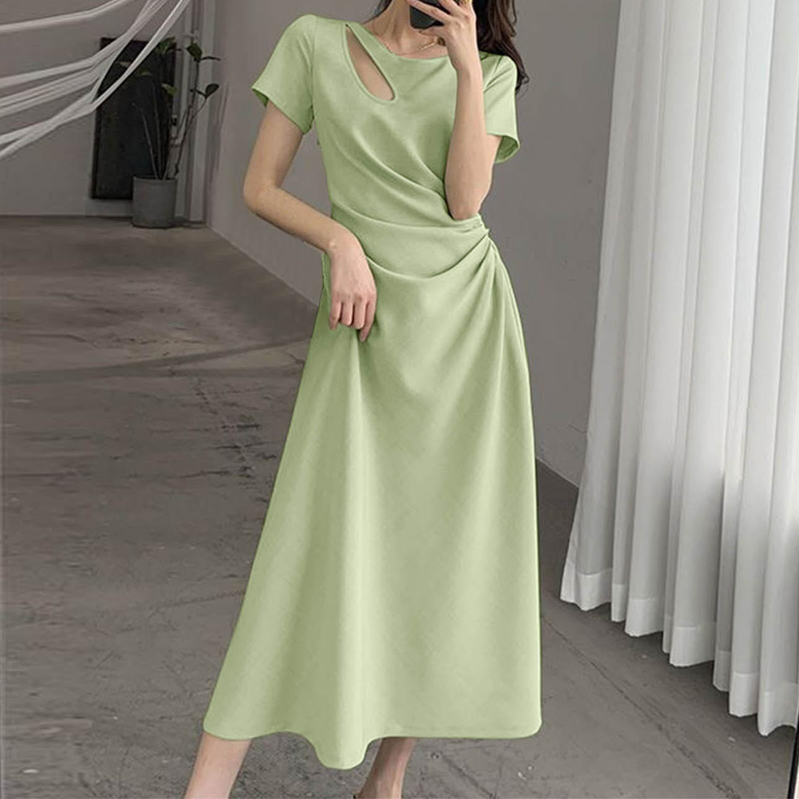 Bnwani Maxi Dresses,Ladies Dresses,Casual,Cutout,Cinched,Ankle Length ...