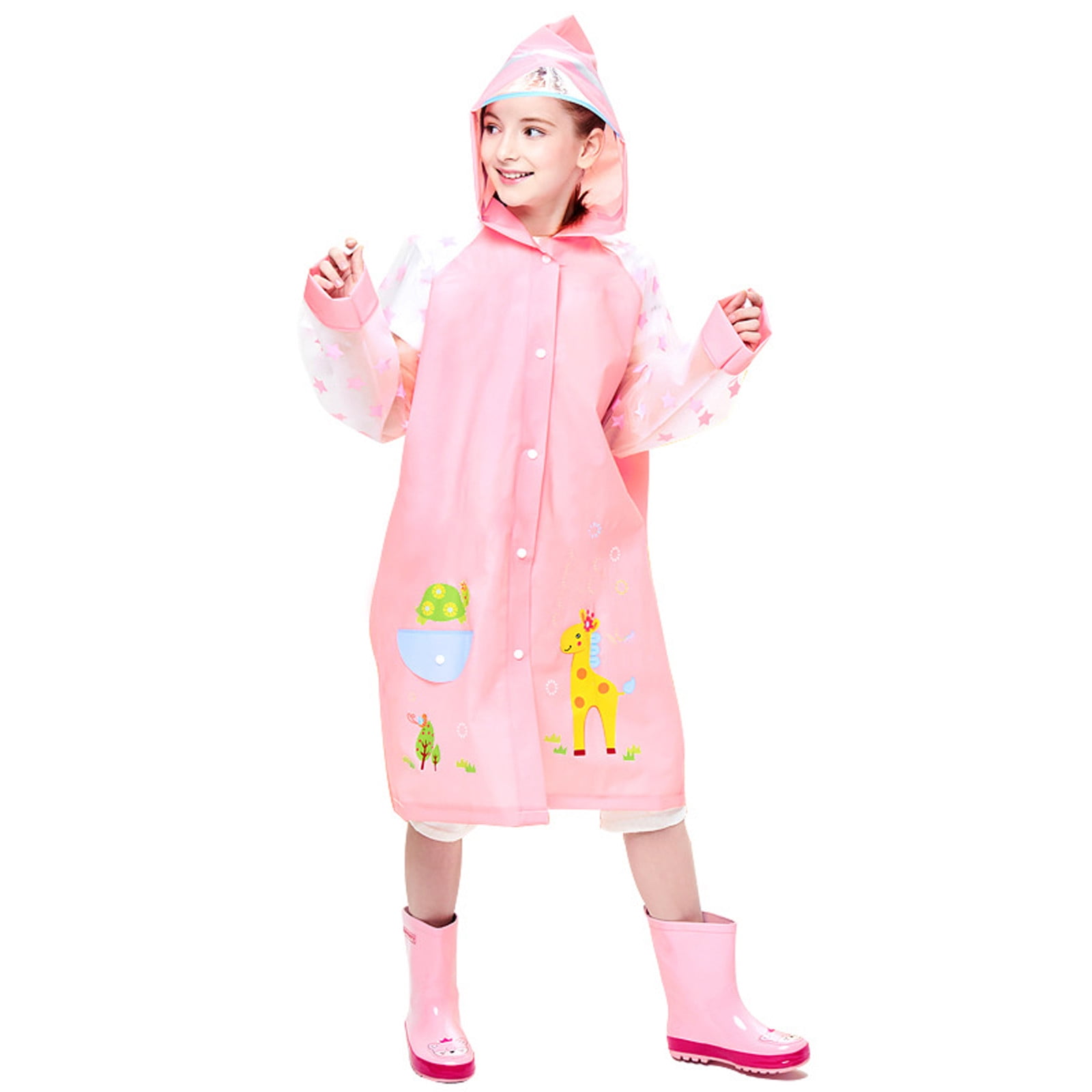 Bnwani Mens Rain Suit Kids Boys Wind Hood Student Kid Boy Children ...