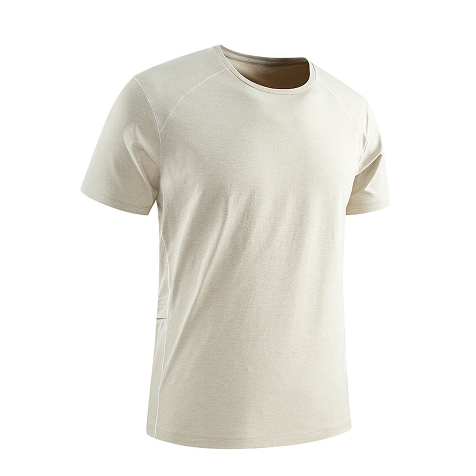 Bnwani Mens Shirts Solid Color Summer Shirts for Men Short Sleeve Quick ...