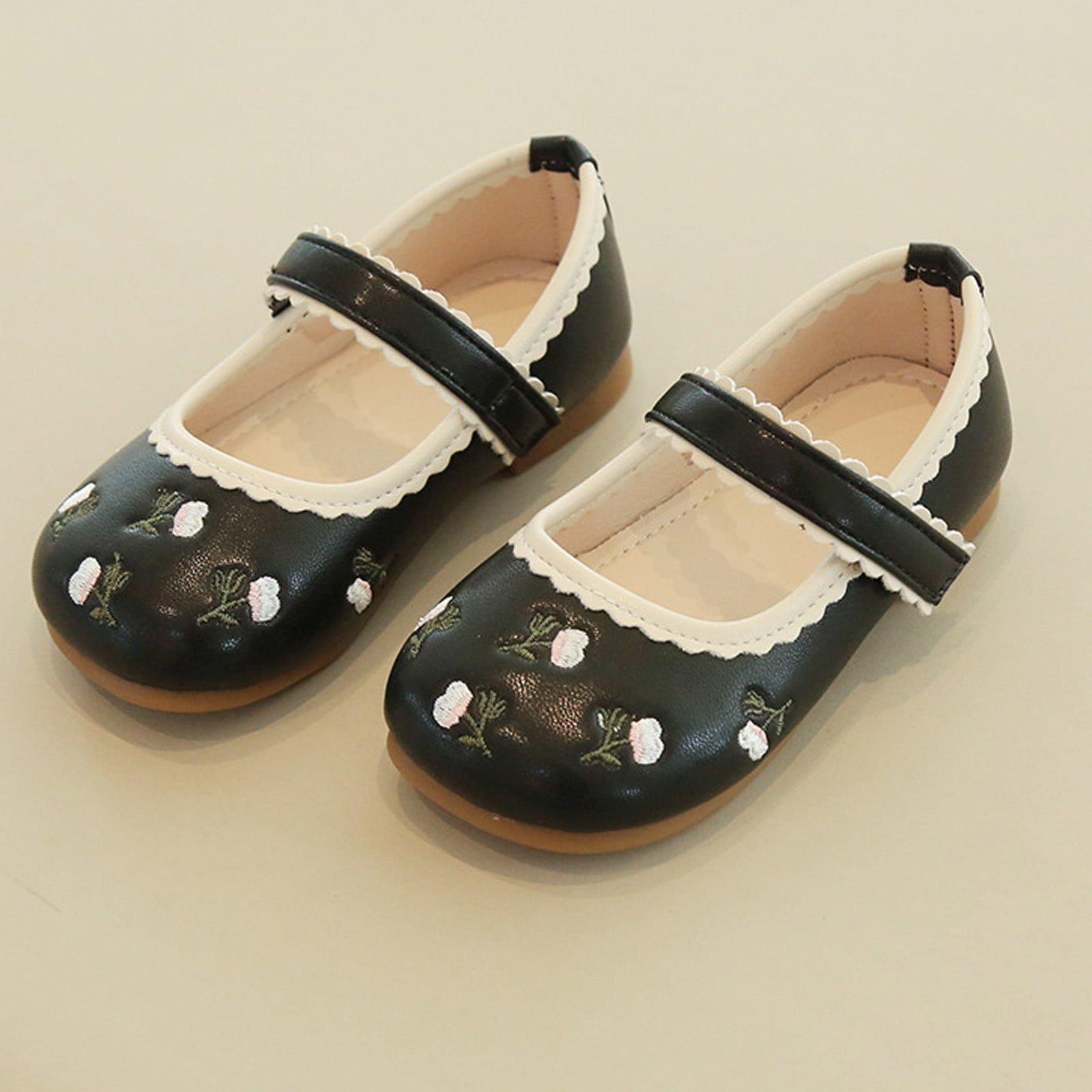 Bnwani Childs Shoes Small Embroidered Princess Shoes Girl Shoes Girls ...