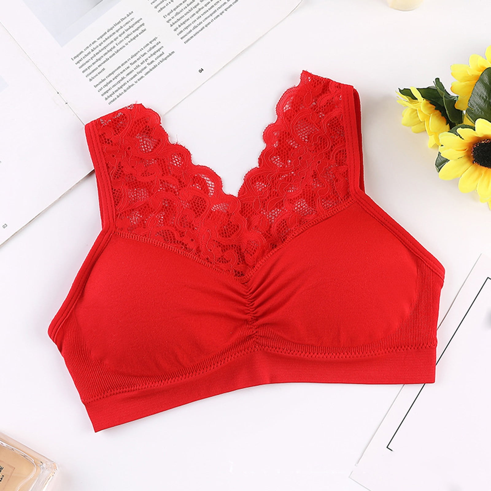 Bnwani No Underwire Bras For Women Bralette Bra Wireless Everyday