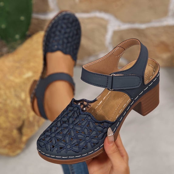 Bnwani Platform Sandals,Sandals for Women,High Heel,Cap Toe,Solid ...