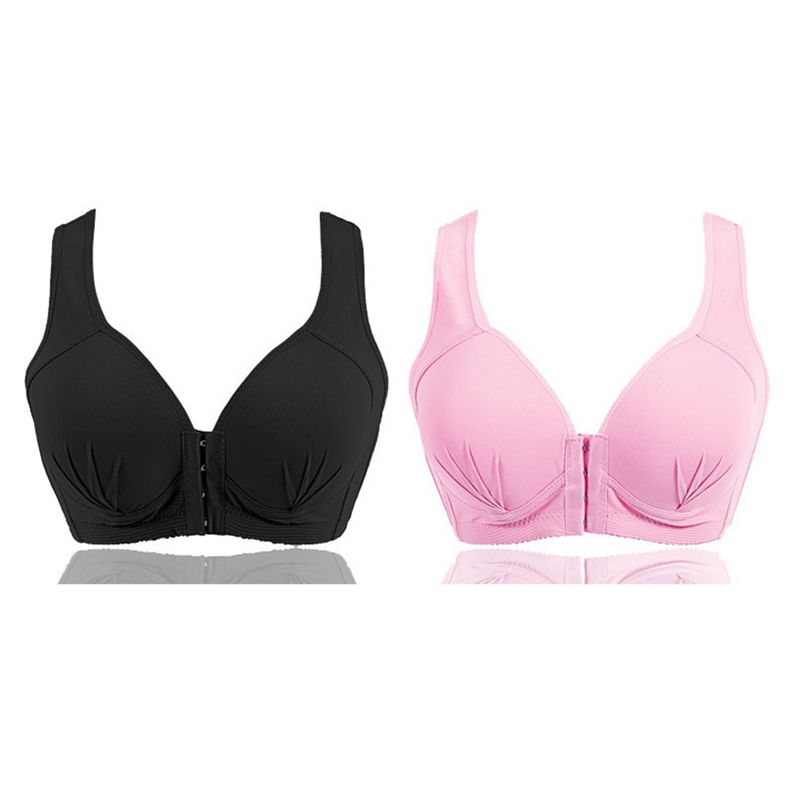 Bnwani Push Up Bras For Women Bralette Large Bust Wireless Comfortable