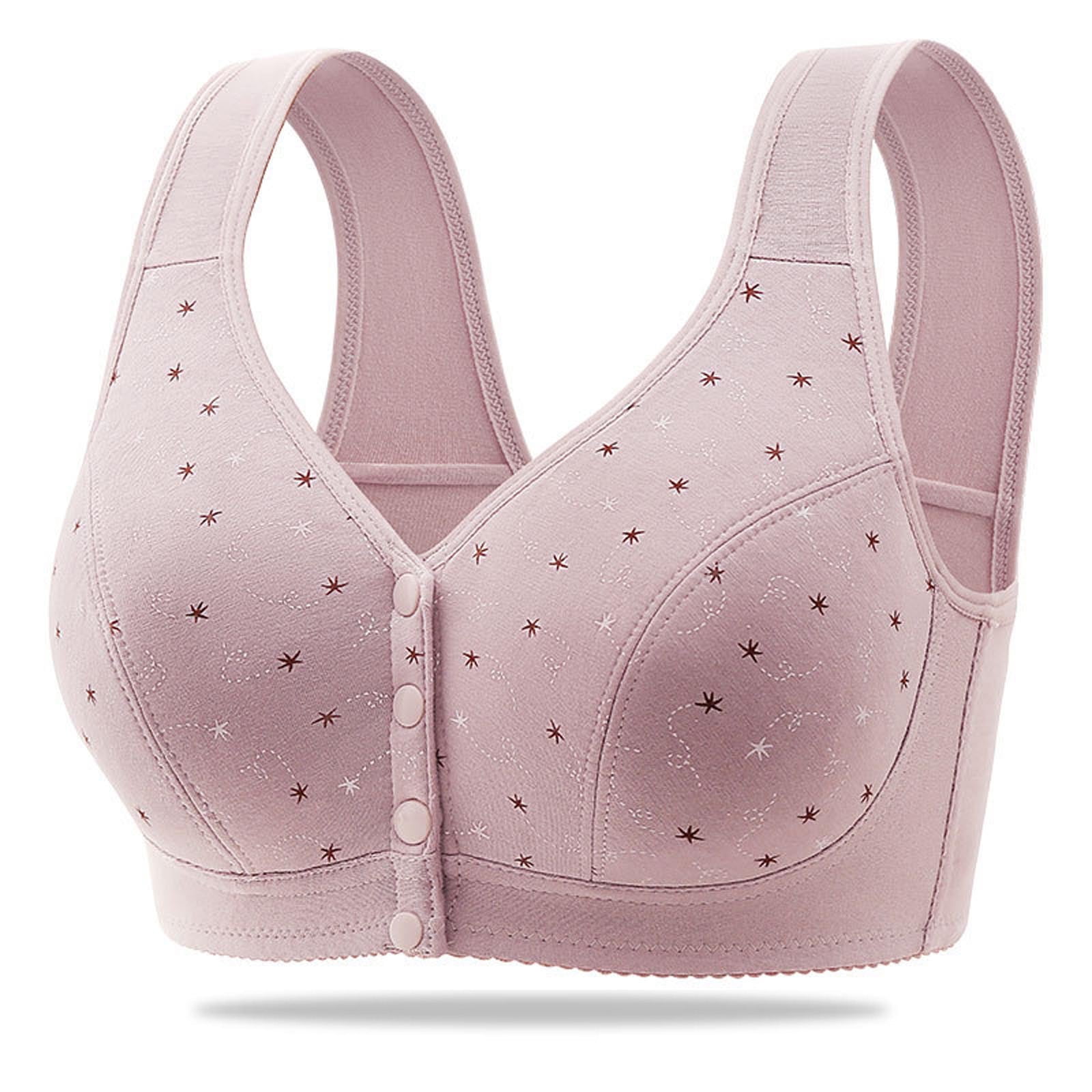 Bnwani Push Up Bras For Women Large Bust Wireless Comfortable Bra