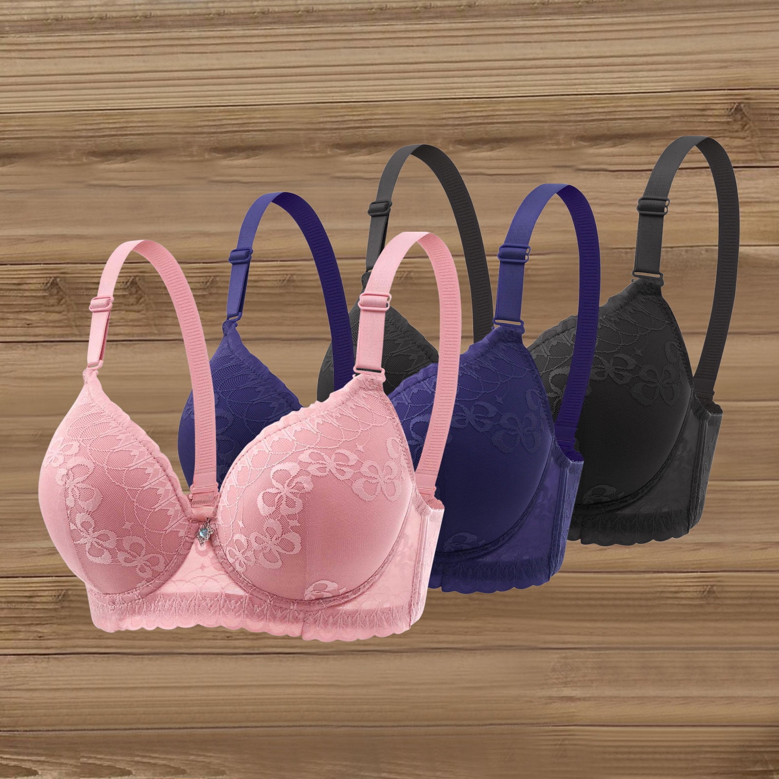 Bnwani Push Up Bras for Women,Womens Bras,Underwire,Breathable ...