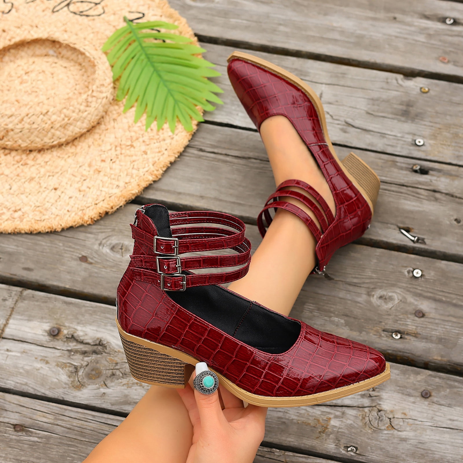 Bnwani Sandals for Women Heels,Summer Sandals for Women,High Heel,Zip ...