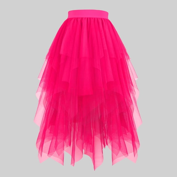 Bnwani Skirt for Women,Womens Skirts,Bubble,Tiered,High Waist,Solid,Hot ...