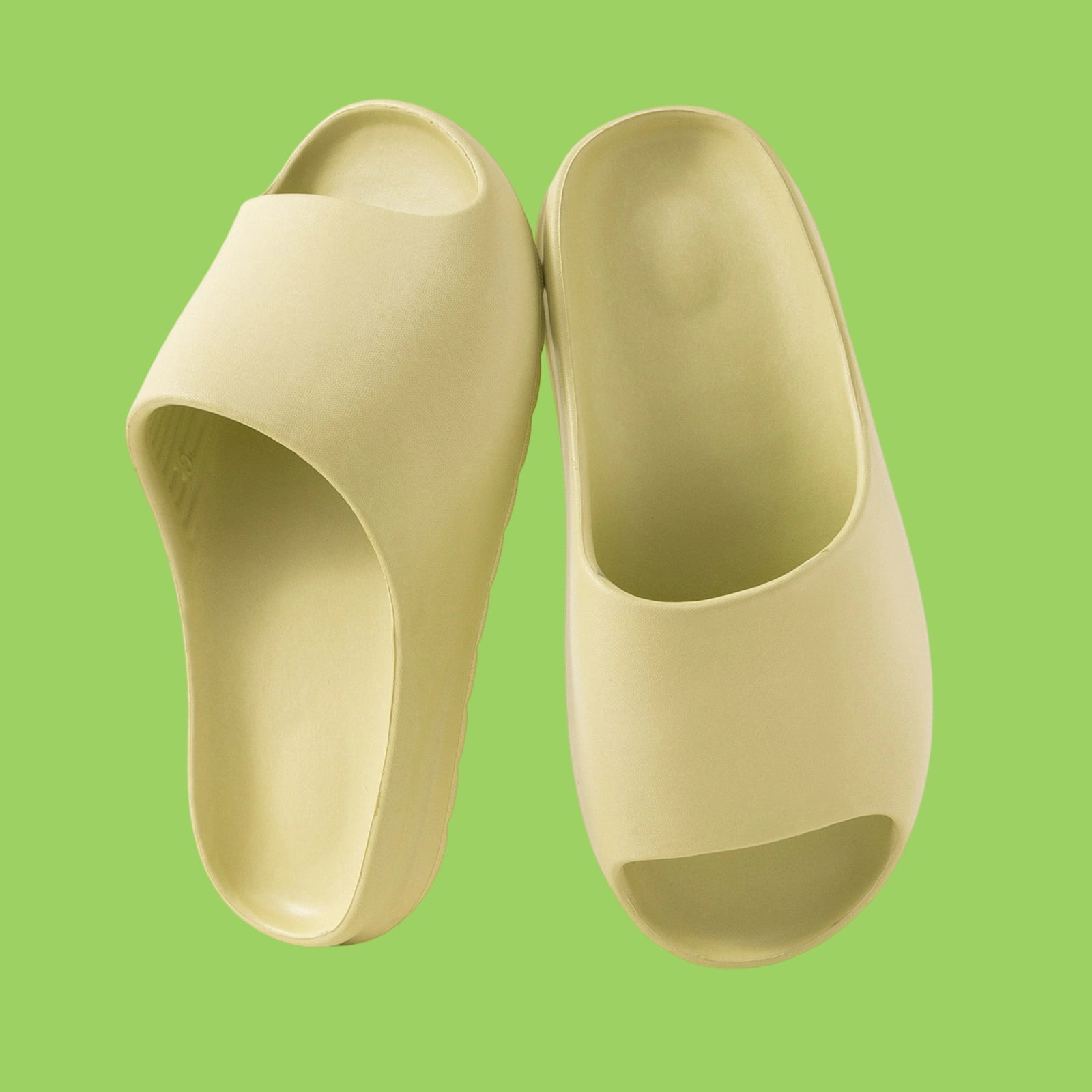 Bnwani Slides Women,Womens Slides,Platform,Open Toe,Solid,Casual,Green ...