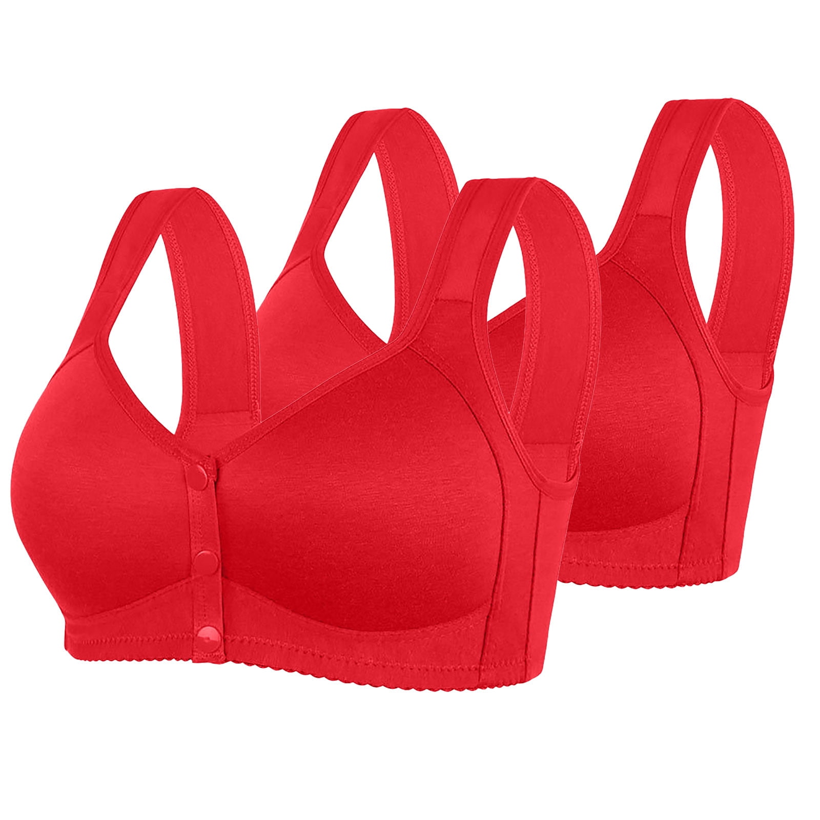 Bnwani Sport Bras for Women Bralette Large Bust Comfortable 2-Pack ...