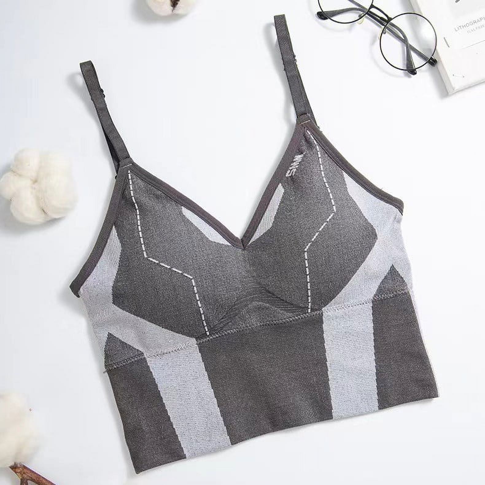 Bnwani Sports Bras for Women Plus Size Bralette Comfortable Bra With A ...