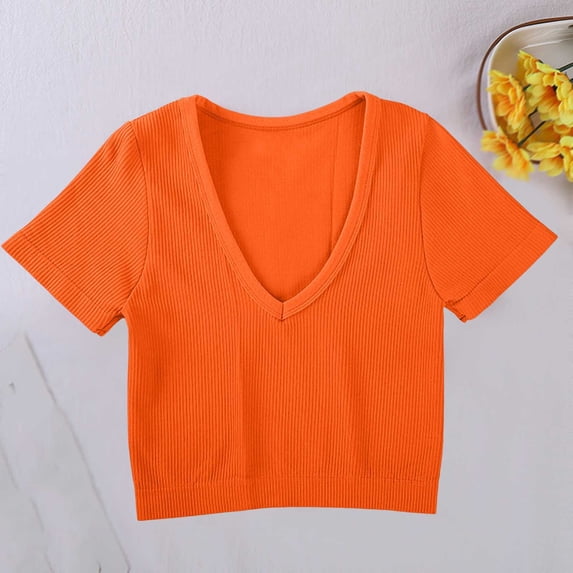 Bnwani T-Shirts for Women,Womens T Shirt,Casual,V-Neck,Short Sleeve ...