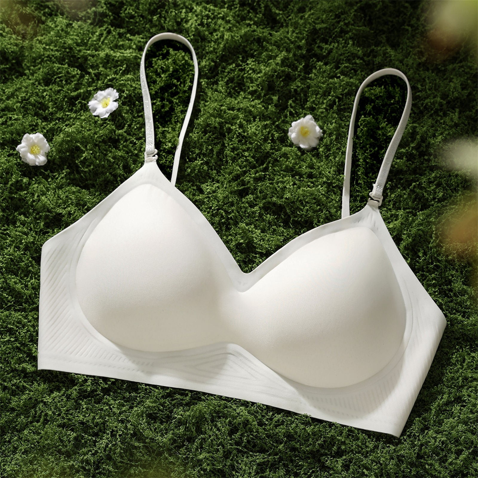 Bnwani Wireless Bras for Women,Bras for Women,Solid,Push-Up,Breathable ...