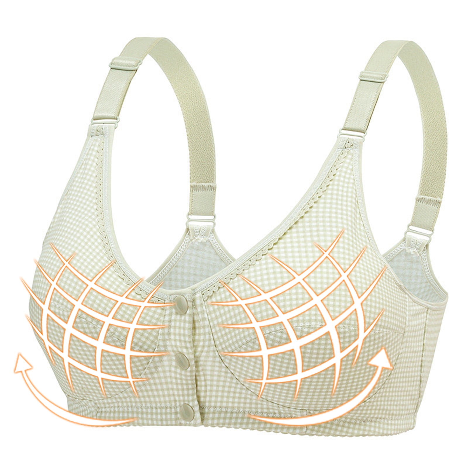 Bnwani Womens Bras No Underwire Bralette Large Bust Comfortable ...