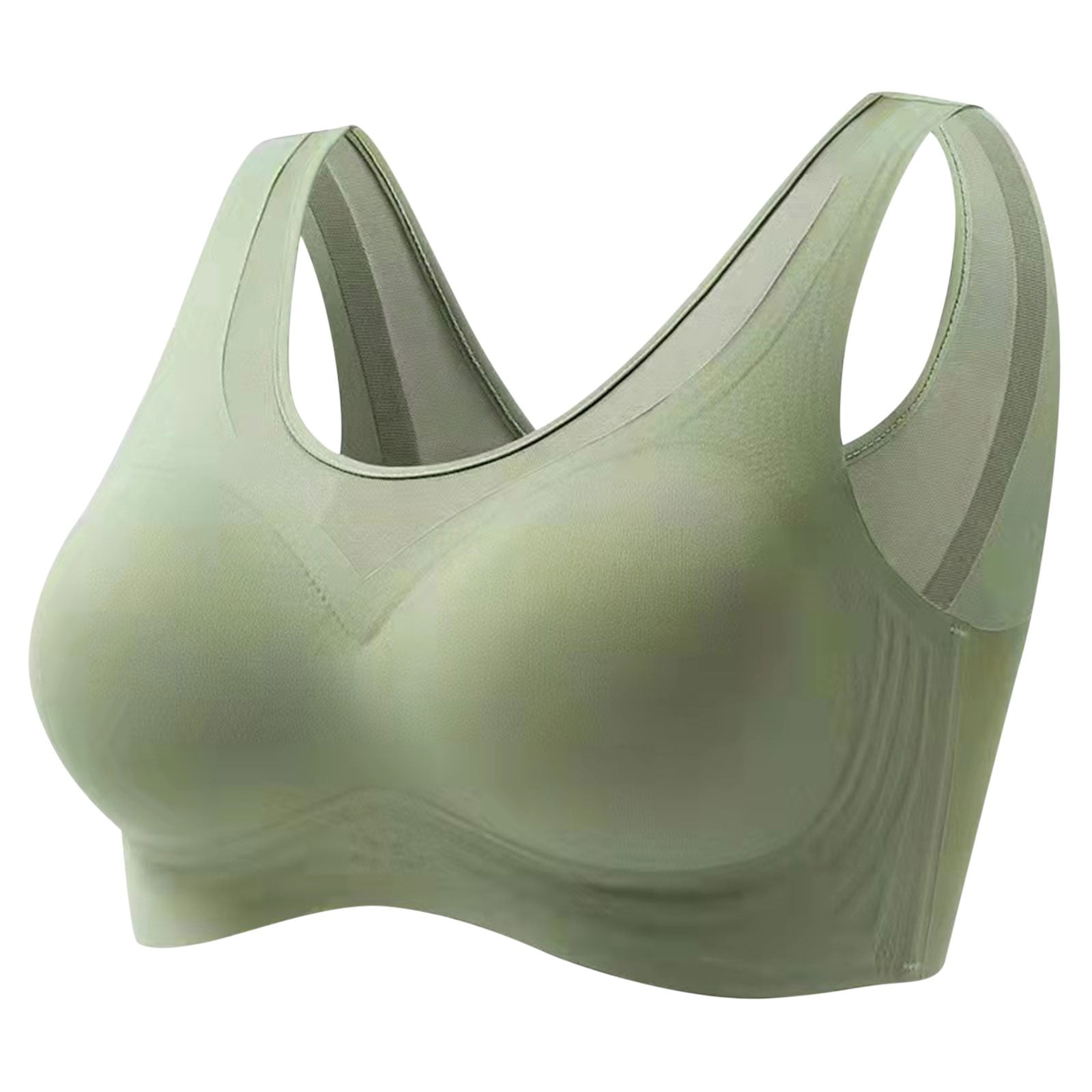 Bnwani Womens Bras No Underwire Full Support Comfortable Wireless Large ...