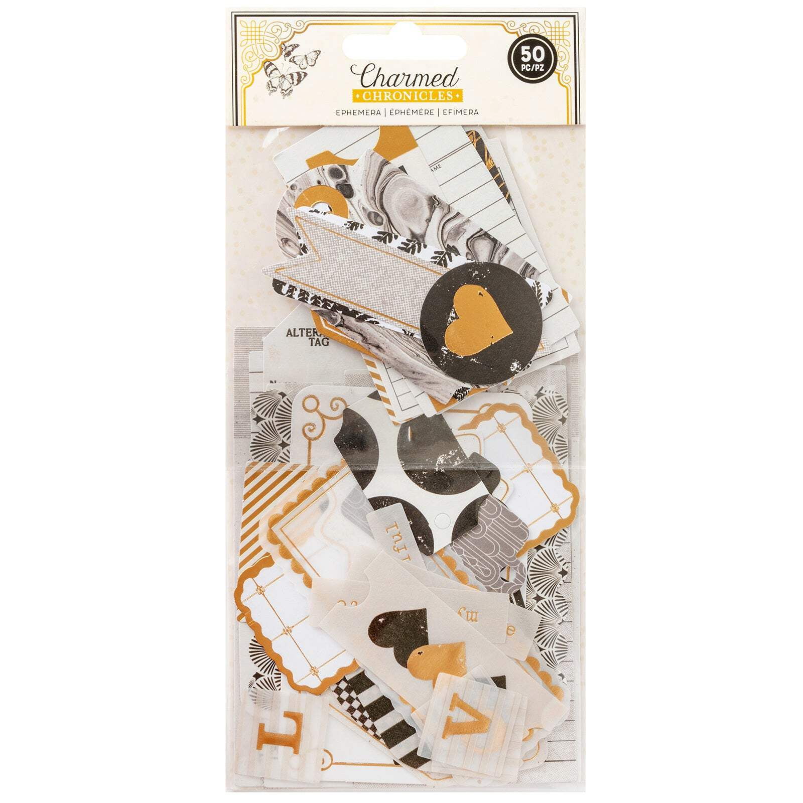 Bo Bunny Charmed Chronicles Ephemera-Journaling - Walmart.com