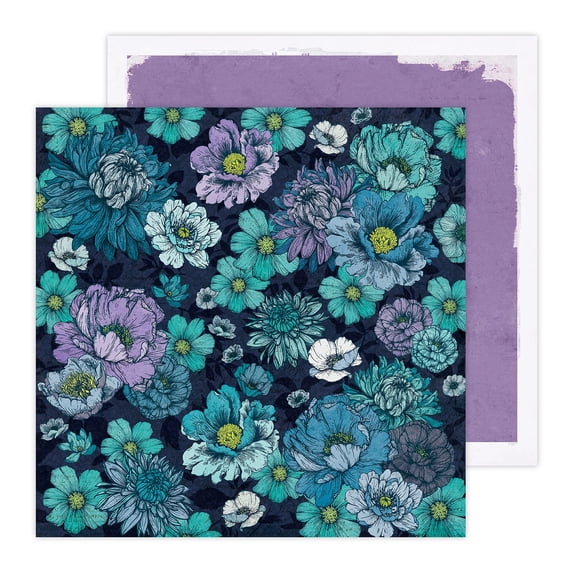 Bo Bunny Colorful Story Double-Sided Cardstock 12"X12"-#5 - Walmart.com