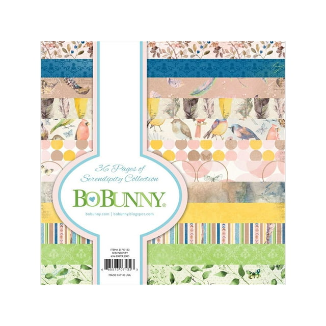 Bo Bunny Serendipity Paper Pad 6x6 - Walmart.com
