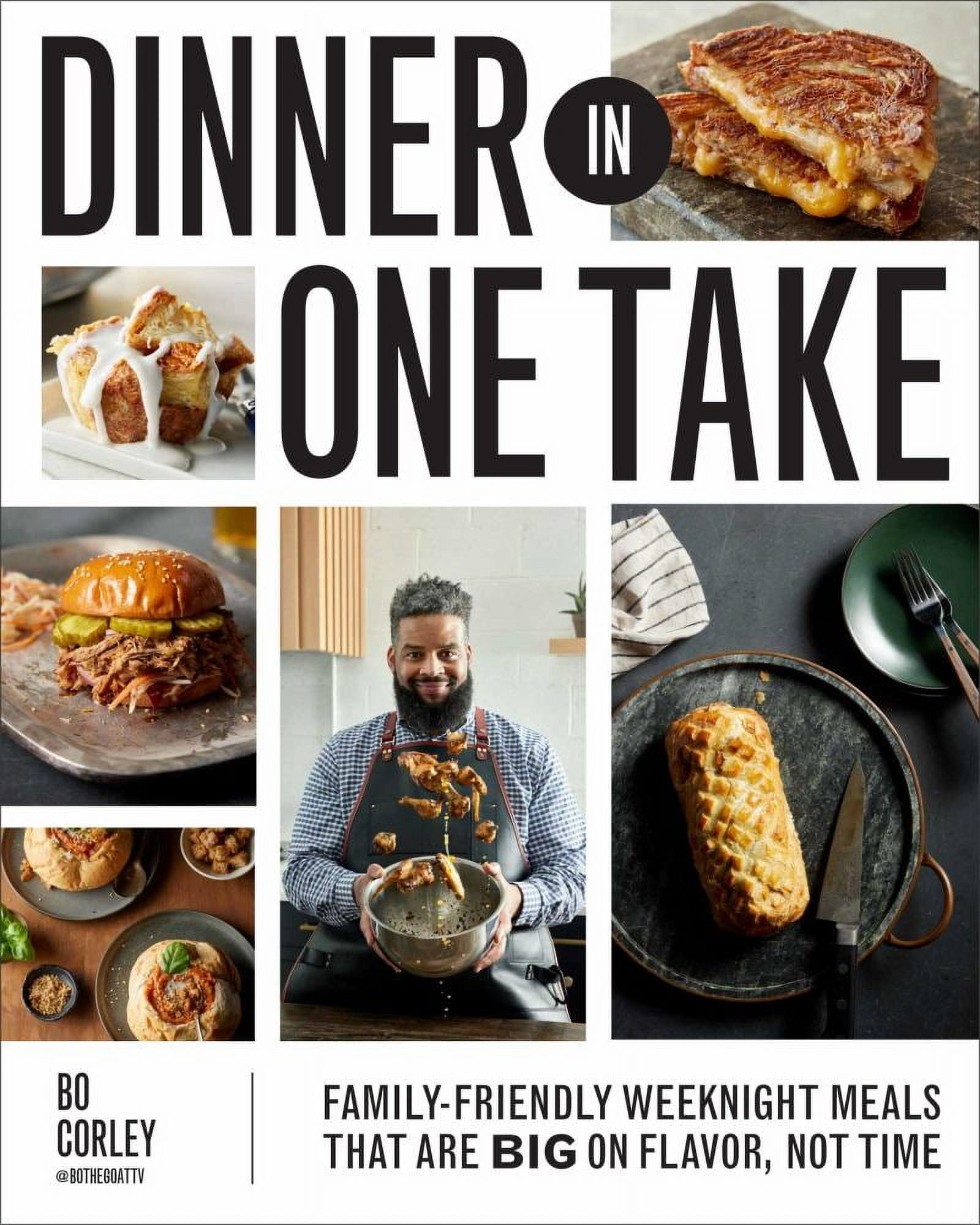 Free Shipping! Bo Corley Dinner in One Take Hardcover, Weeknight ...