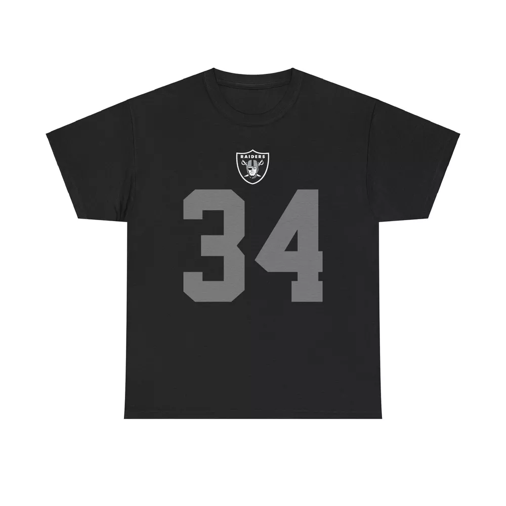 Bo Jackson #34 Oakland LA Las Vegas Vintage Shirt Bootleg, Football ...