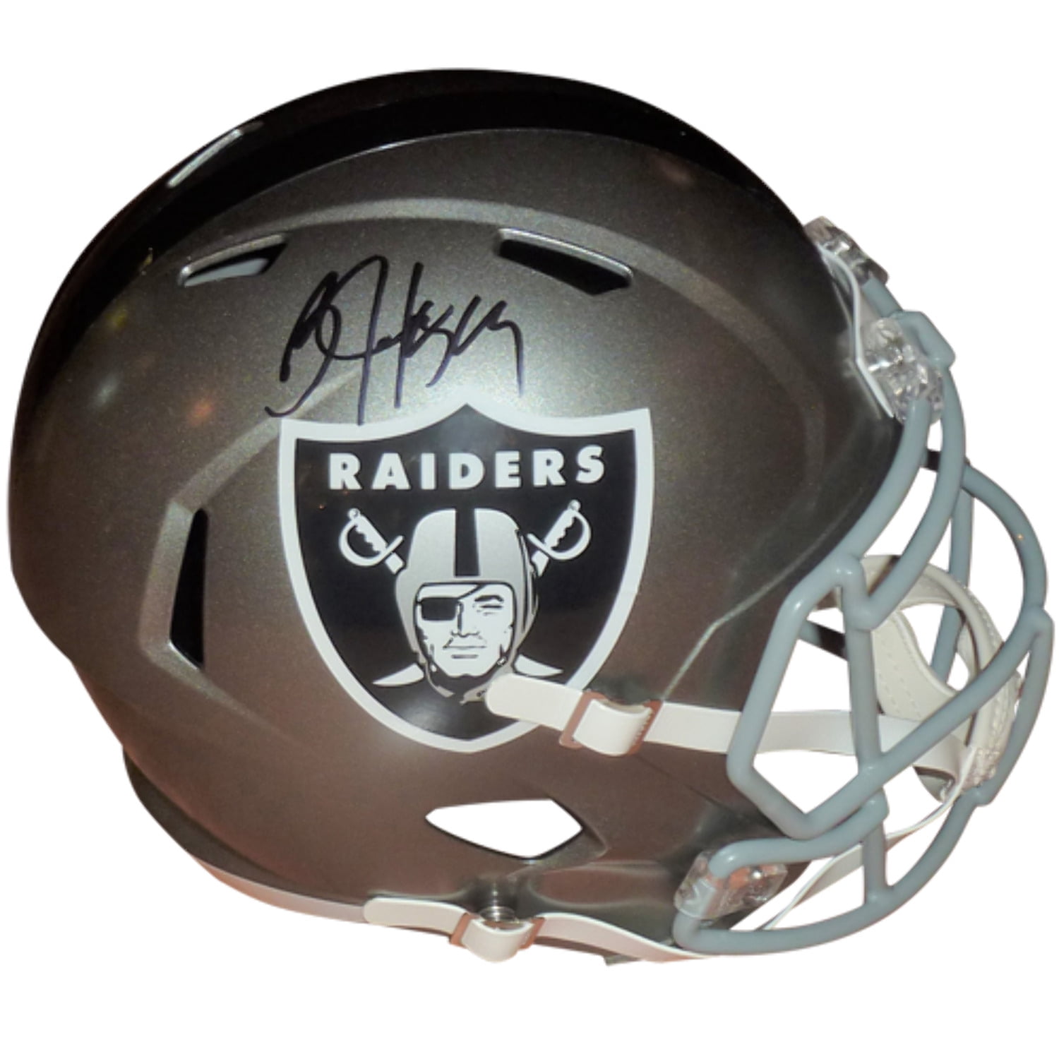 Bo Jackson Autographed Oakland Los Angeles Las Vegas Raiders (FLASH ...