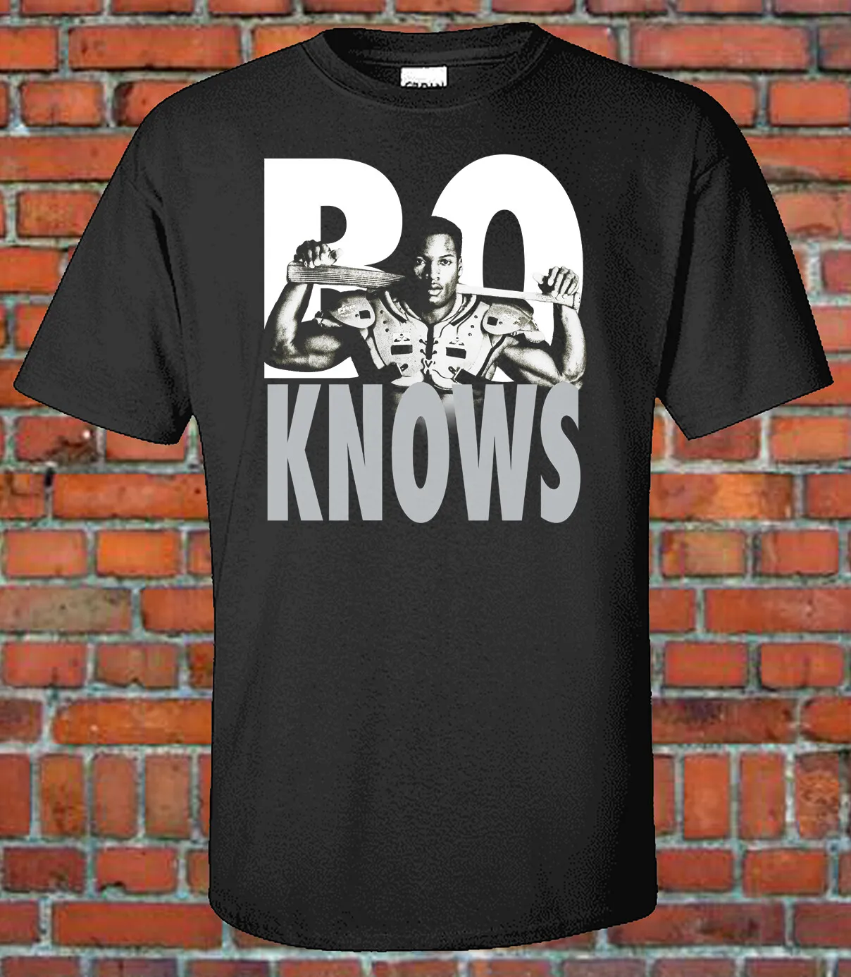 Bo Jackson Bo Knows Raiders Graphic T-Shirt S-4XL Hot Trending Shirt ...