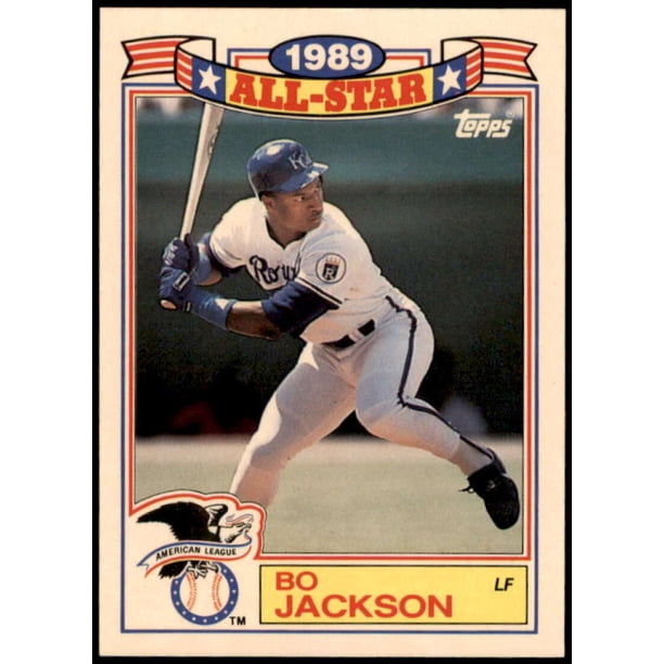 Bo Jackson Card 1990 Topps Glossy All-Stars #17 - Walmart Business Supplies