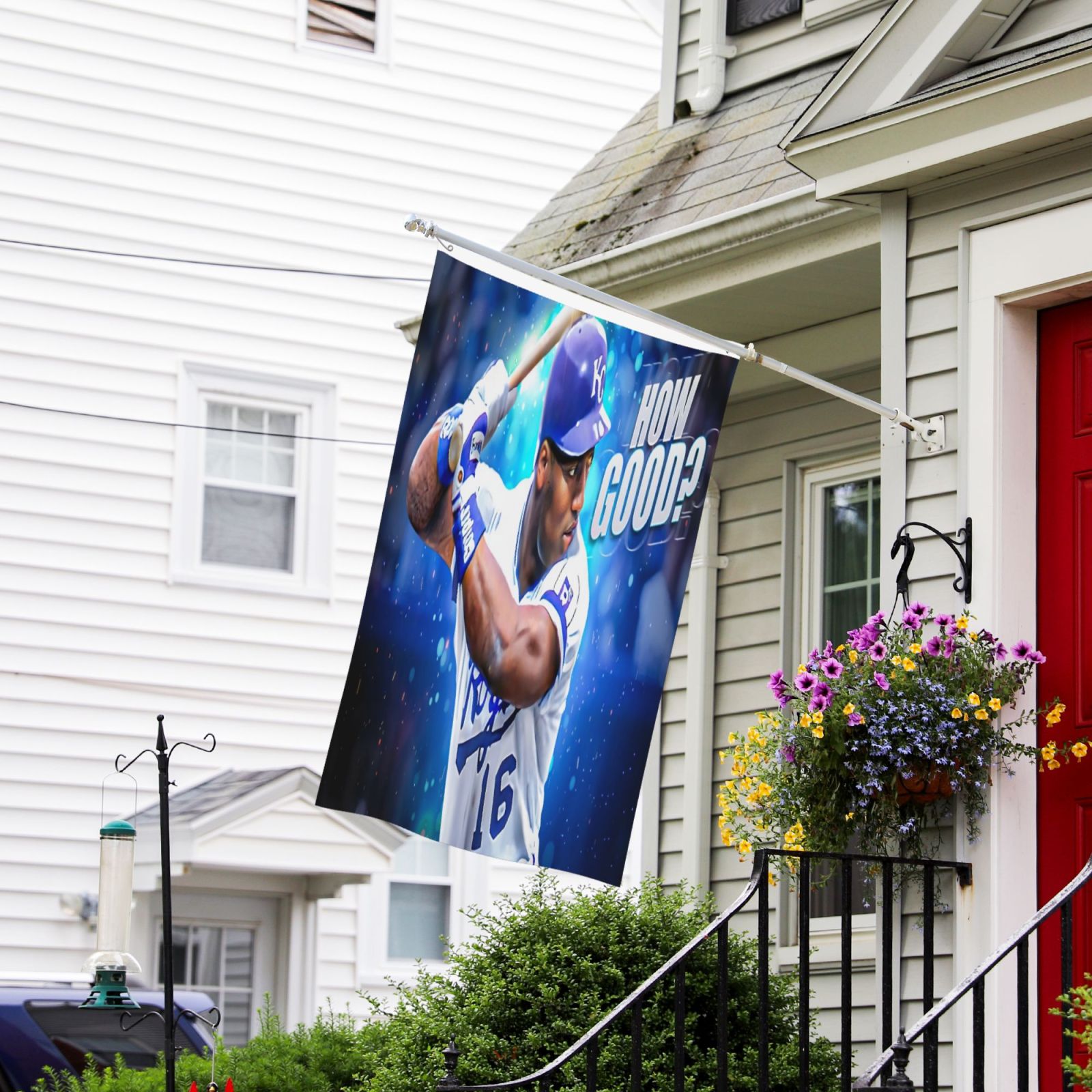 Bo Jackson Flag Baseball Player Double Sided Garden Flag 3x5ft Indoor ...