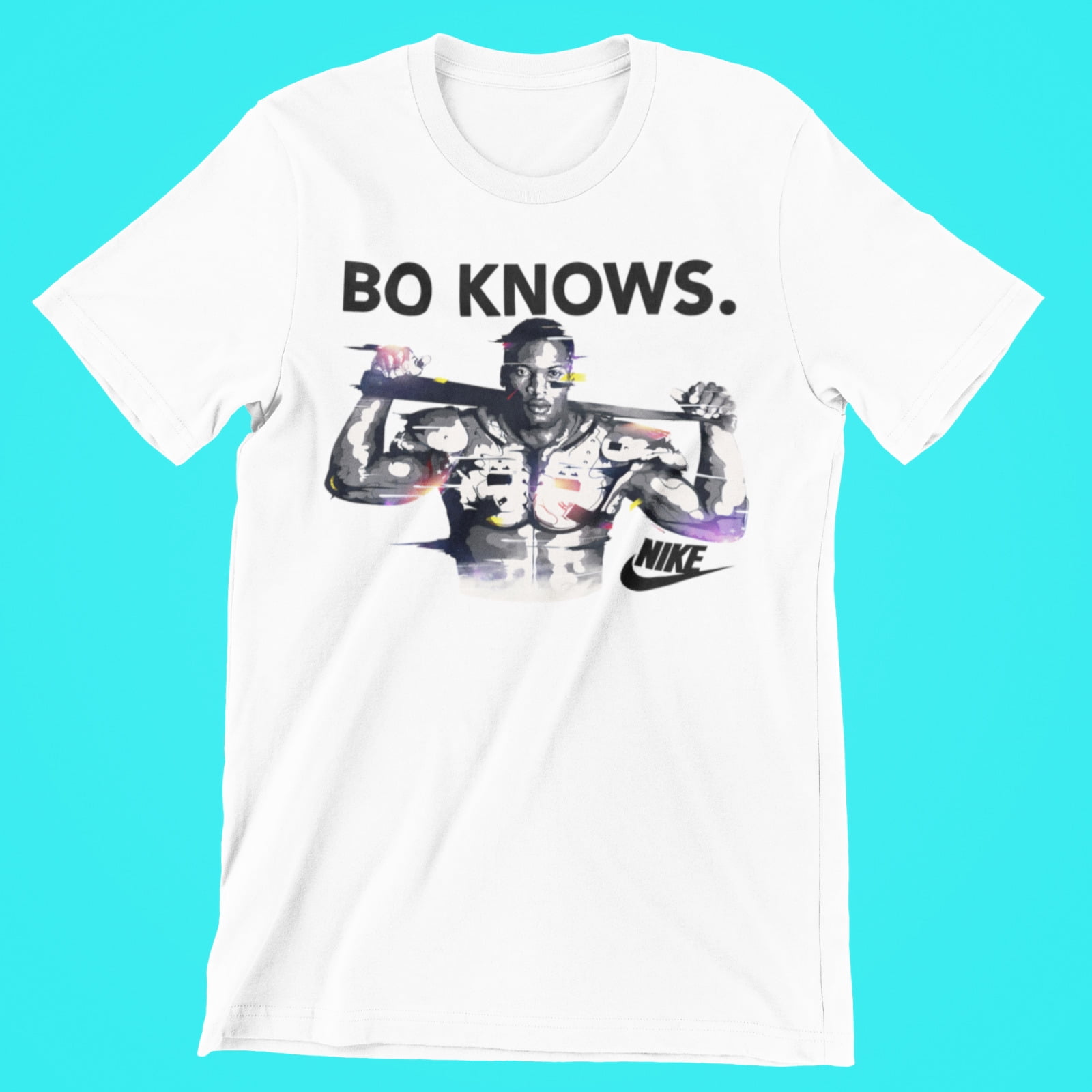 Bo Jackson Raiders Royals Bo Knows Tecmo Premium Blend Graphic T ...