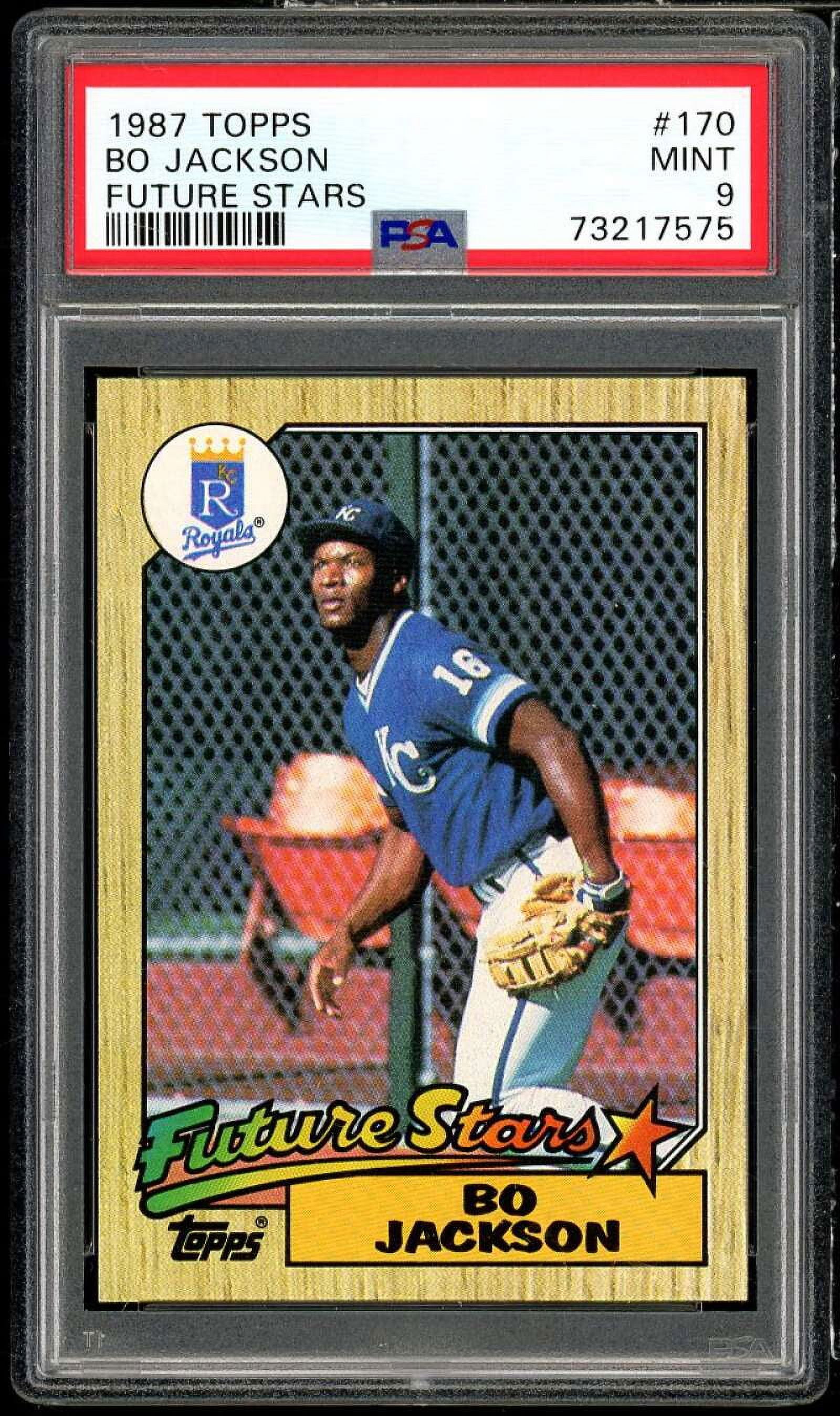 Bo Jackson Rookie Card 1987 Topps #170 - Walmart.com