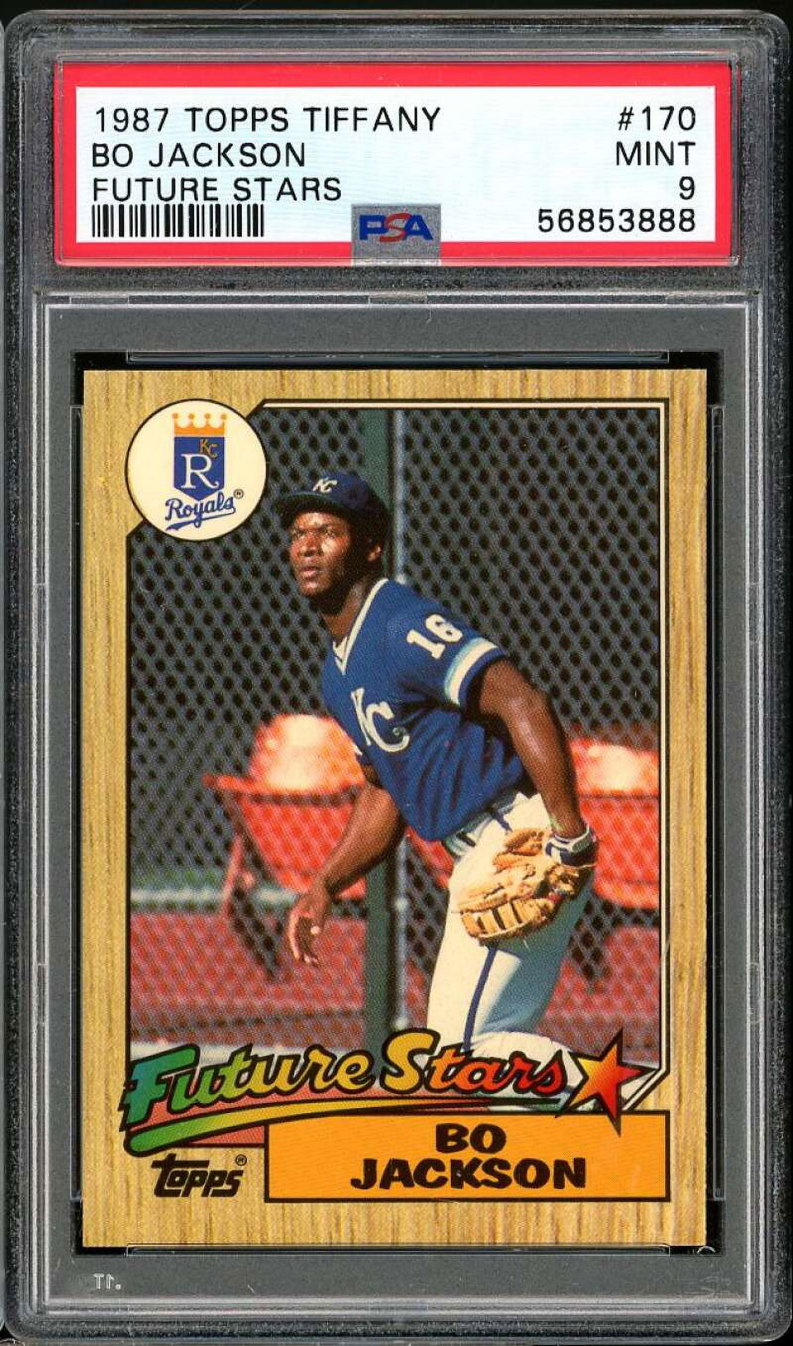 Bo Jackson Rookie Card 1987 Topps Tiffany #170 PSA 9 - Walmart.com