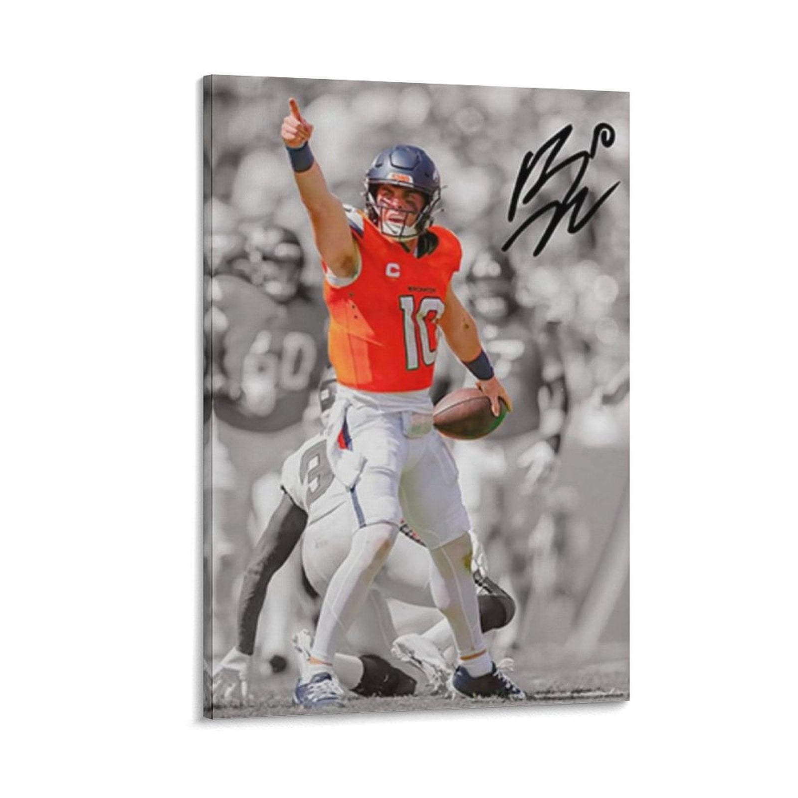Bo Nix Canvas Poster Picture Print Wall Art Poster Painting Canvas ...