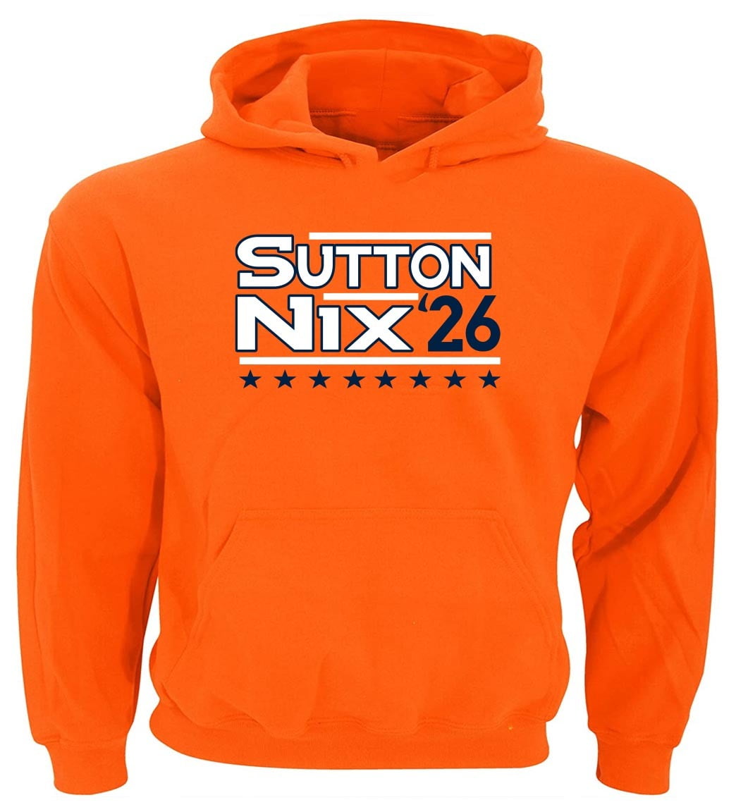 Bo Nix Courtland Sutton 2026 Denver Hooded Sweatshirt Hoodie - Walmart.com