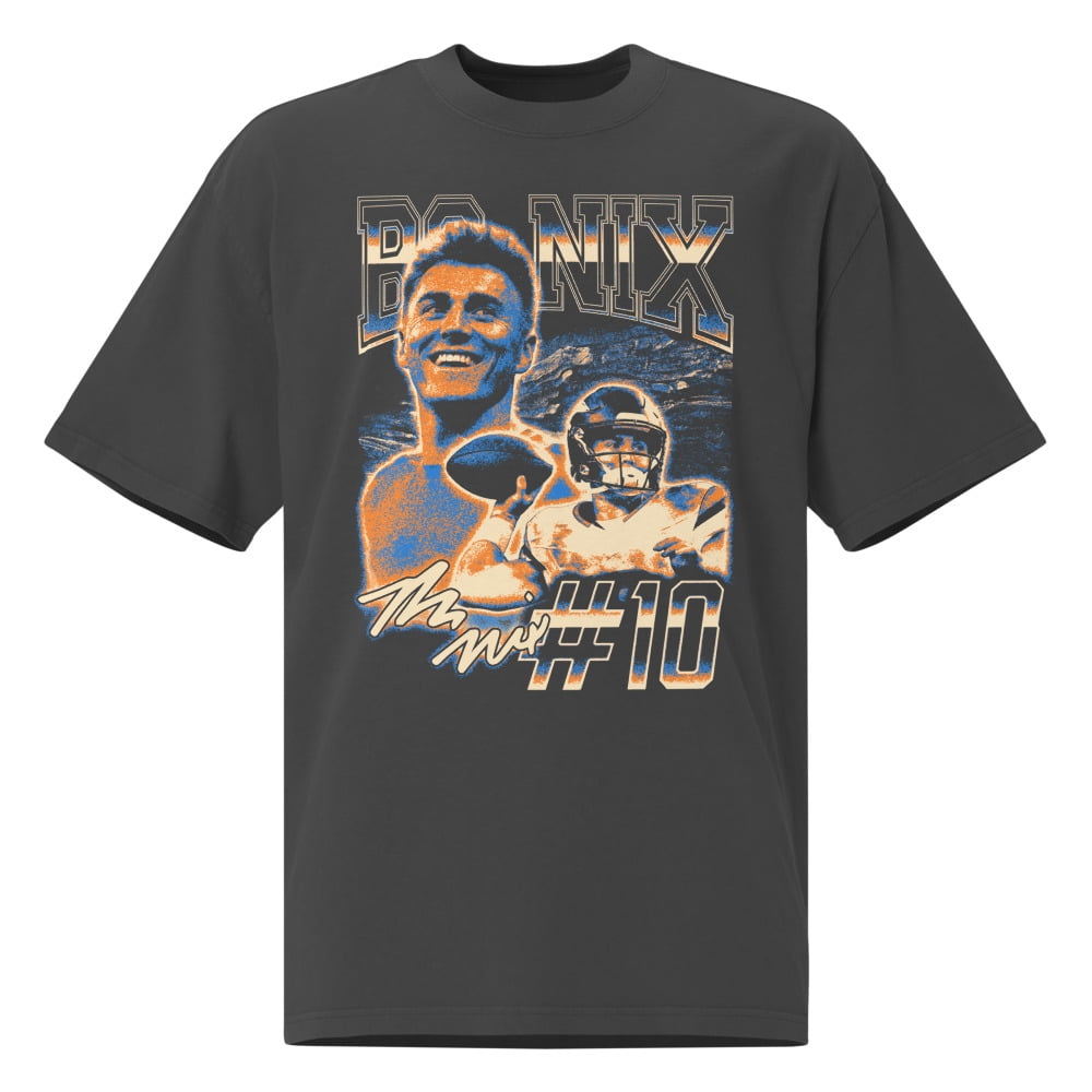 Bo Nix “Vintage” Oversized T-Shirt (M) - Walmart.com