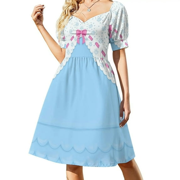Bo Peep A line Dress womans clothing summer dress women's evening dress ...