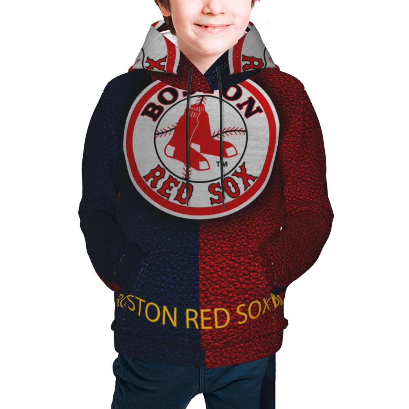 Bo_ston Red S_ox Boys Hooded Sweatshirt Kids Hooded Sweater Girls ...