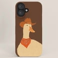 Bo the Cowboy Duck Funny Western Animal Art H2067 Durable Unisex iPhone ...
