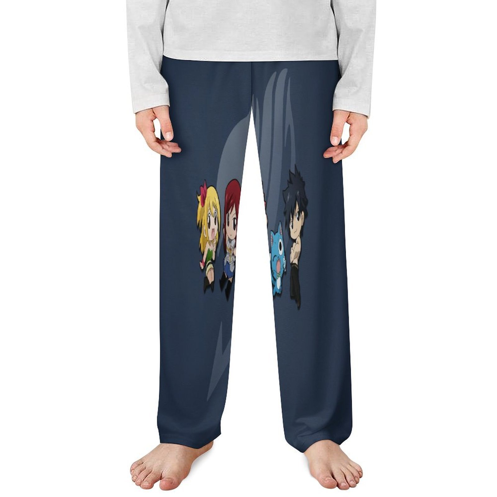 Bo-ys Gir-ls Fairy Tail Pajama Pants Cartoon Casual Lounge PJ Bottoms ...