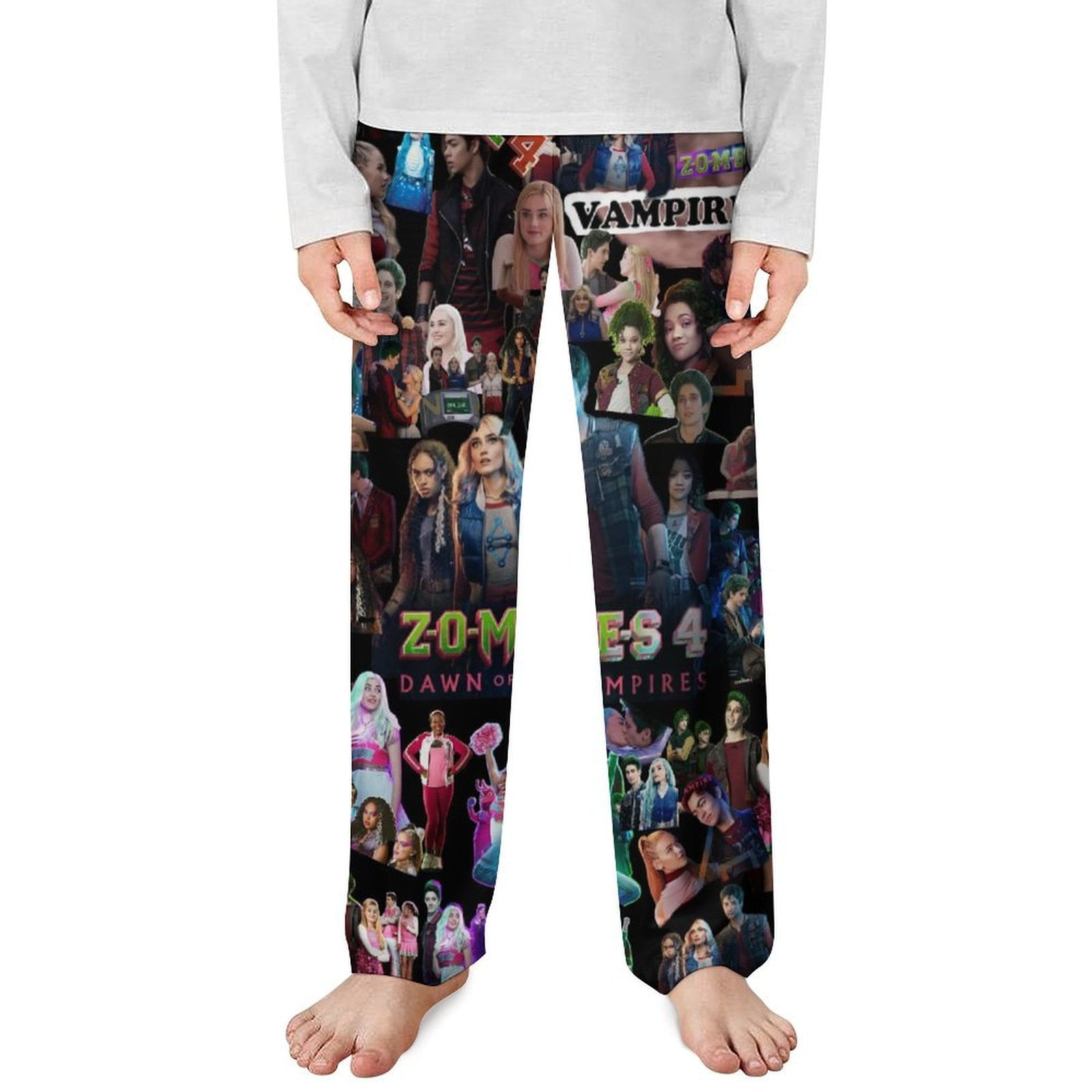 Bo-ys Gir-ls Zombies 4 Pajama Pants Cartoon Casual Lounge PJ Bottoms ...