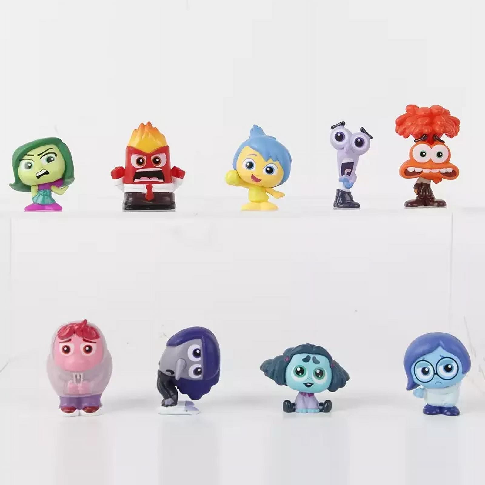 BoComm Mini Inside Out 2 Action Figure Toy Cartoon Movie Joy Anxiety ...