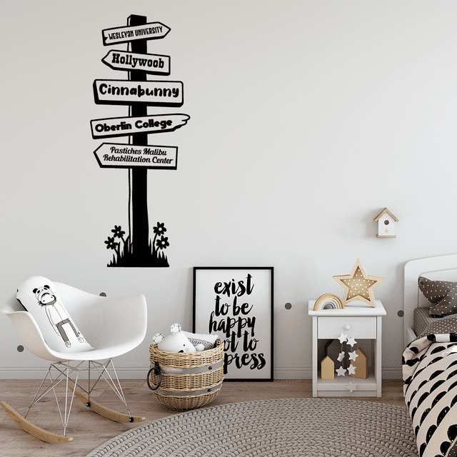 BoJack Horseman Hollywoob Pathway Signage Cartoon Wall Sticker Art ...