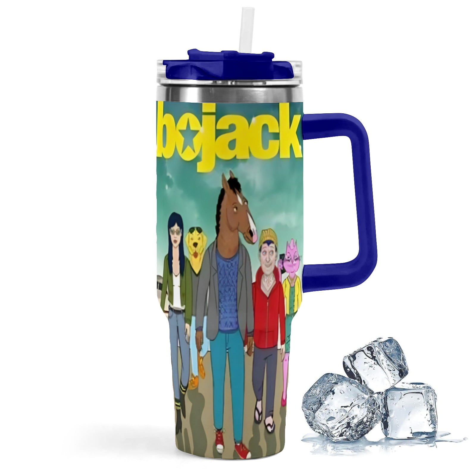 BoJack Horseman Large capacity car cup has an iconic print, is durable ...