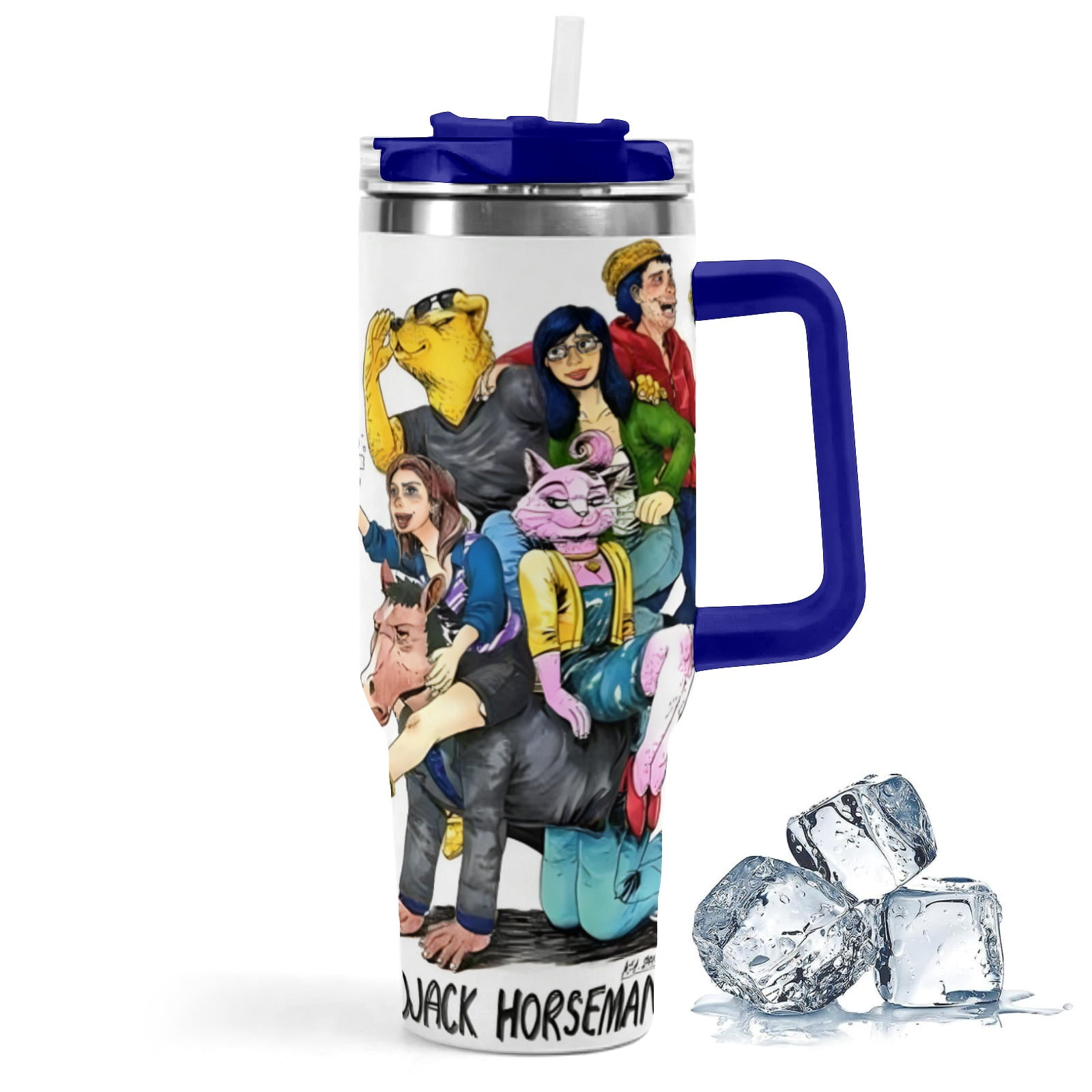 BoJack Horseman Large capacity car cup has an iconic print, is durable ...