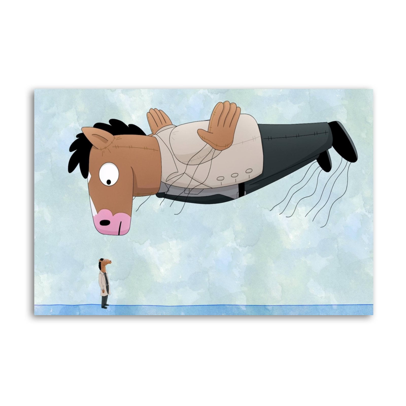 BoJack Movie Horsemans Showstopper Poster Cool Artworks Painting Wall ...