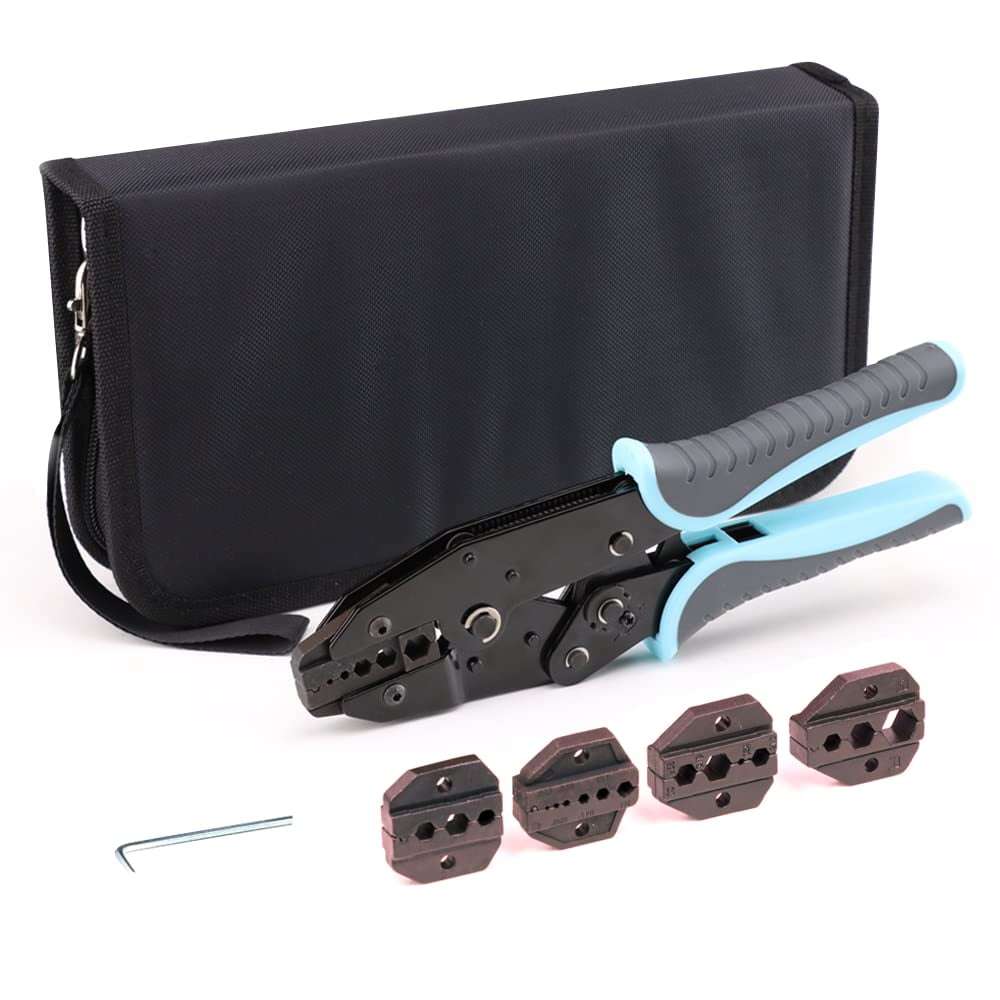 BoLi Gazoe Coax Ratchet Crimping Tool Set for Coaxial RG Cable RF ...
