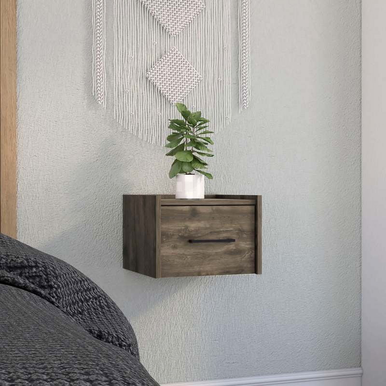 Boa Floating Nightstand , End Table, Side Table Wall-Mounted Single ...