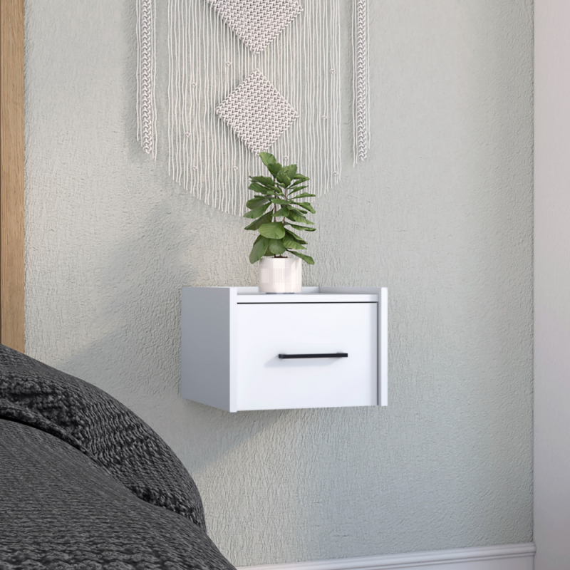 Boa Floating Nightstand , End Table, Side Table Wall-Mounted Single ...